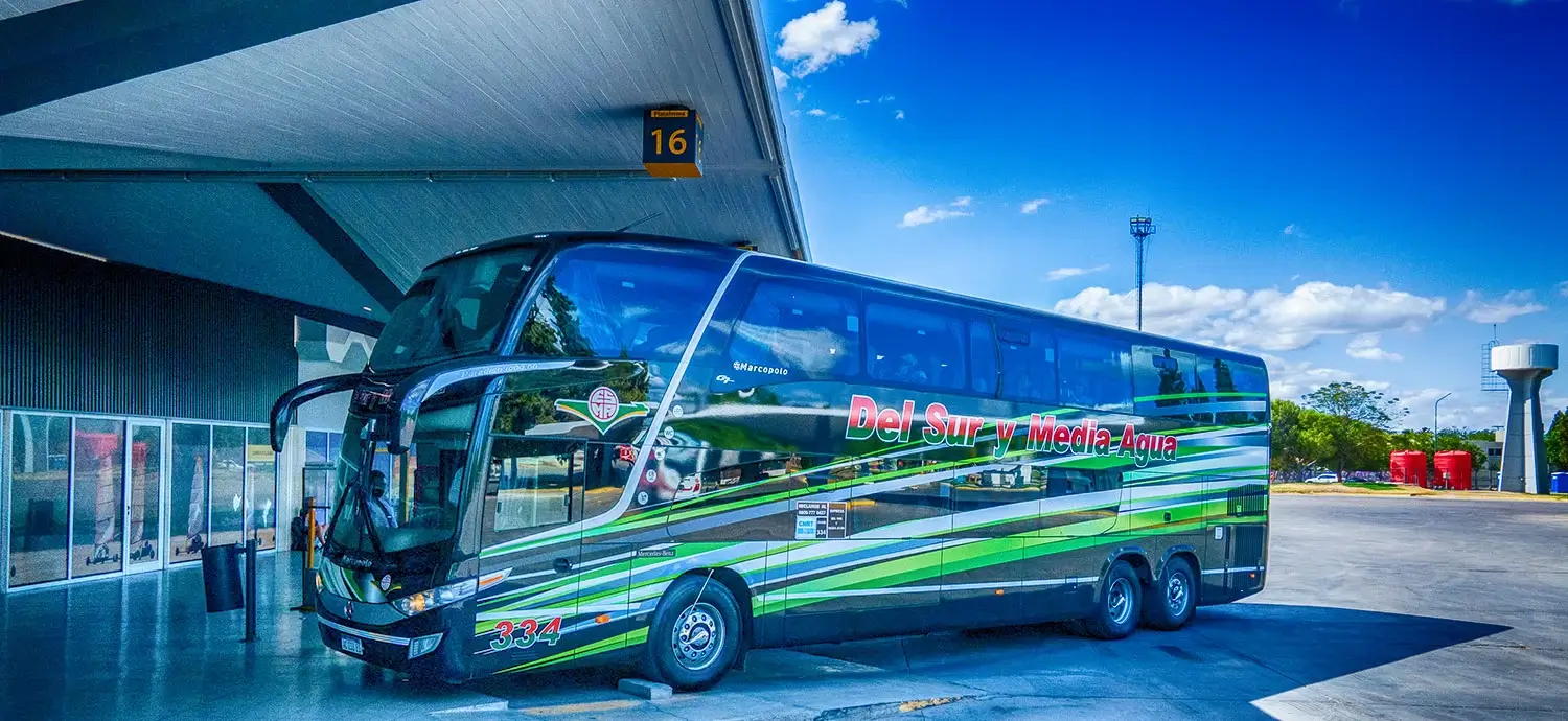 Del Sur y Media Agua Pasajes de Micro